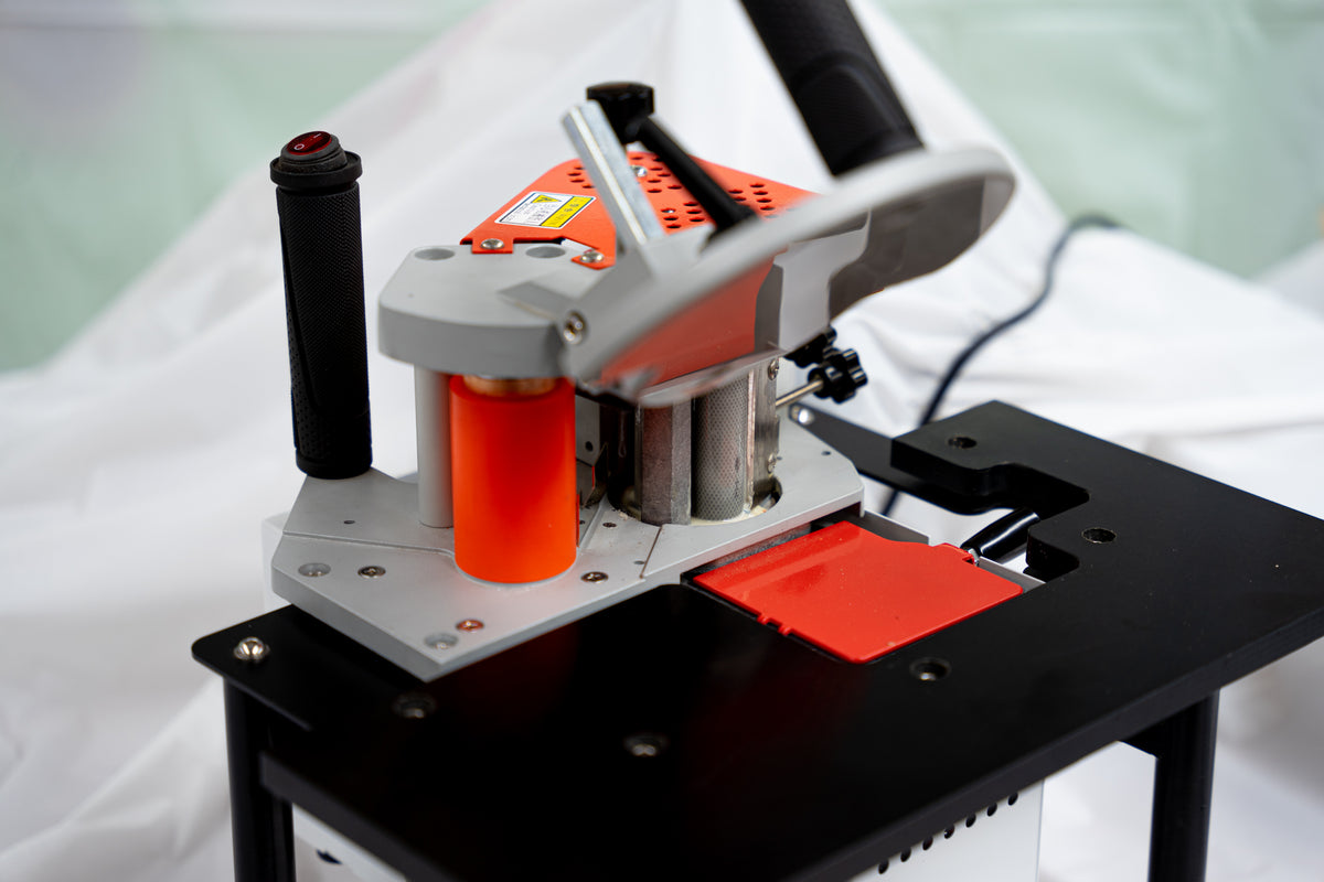 Hot Melt Portable Edgebander for Straight, Contour, Finger Pull ...